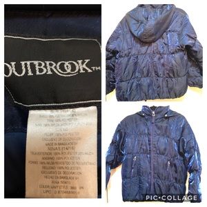 Outbrook | Jackets & Coats | Outbrook Girls 416 Metallic Blue Puffer ...